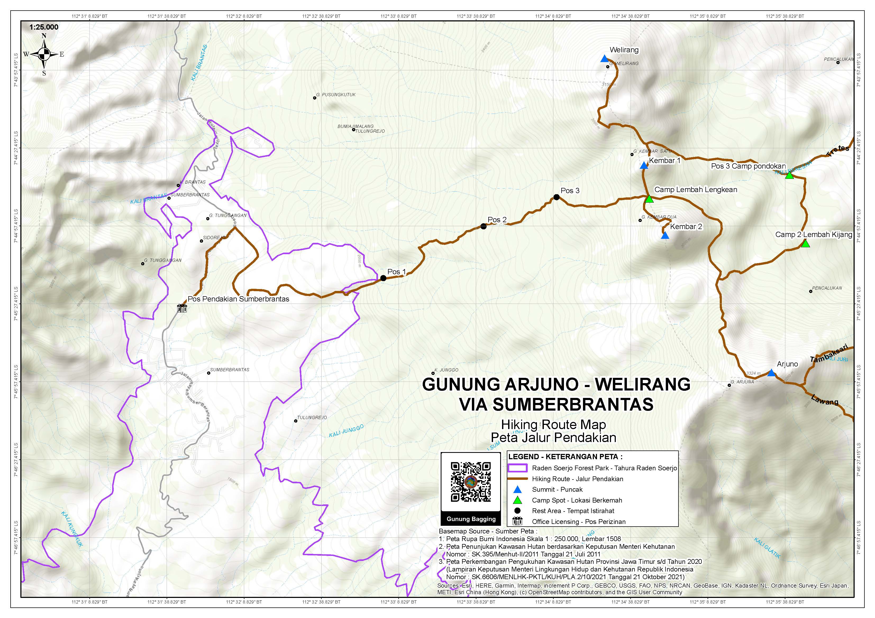 Book Pendakian Gunung Arjuno Welirang Pundak
