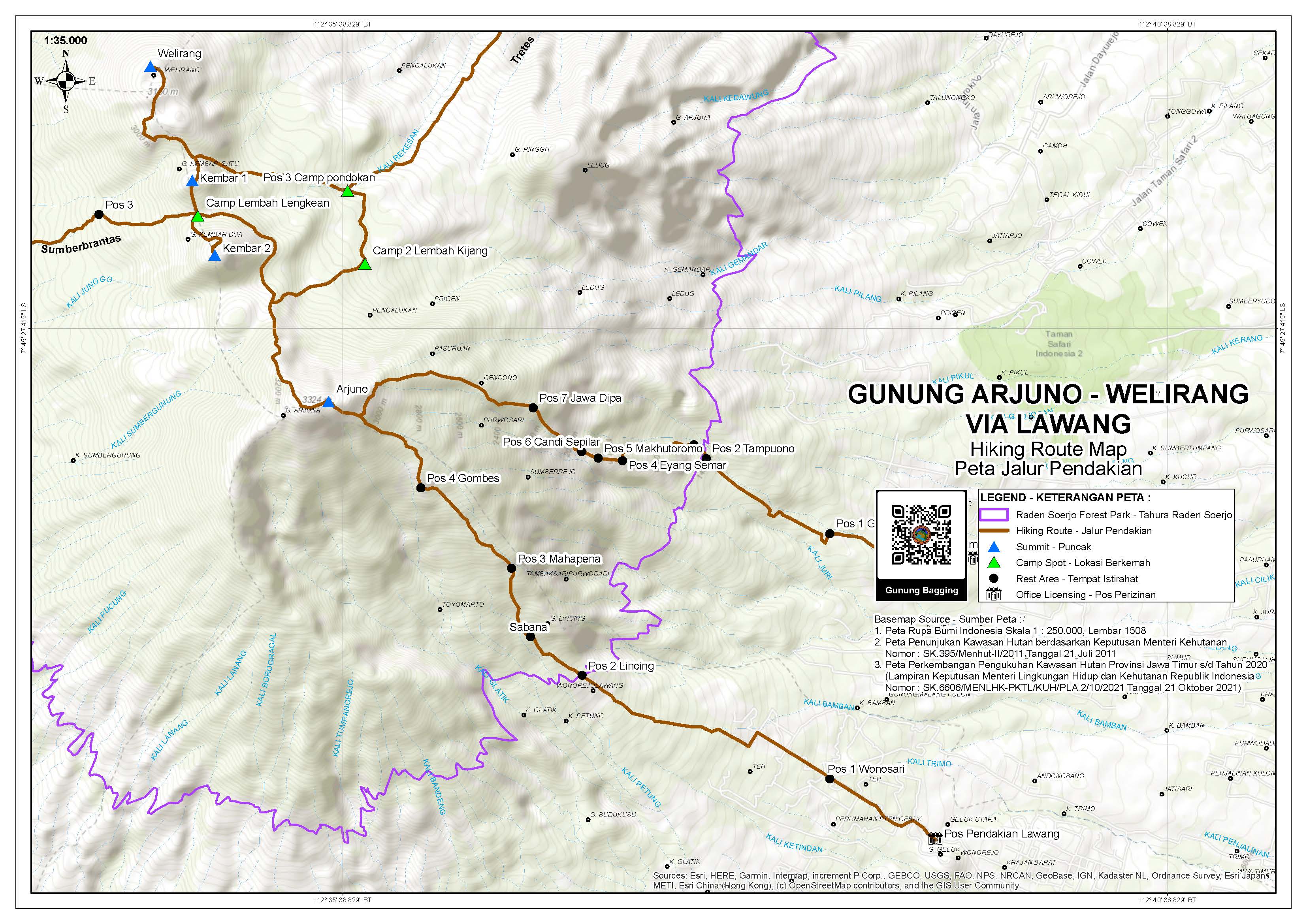 Book Pendakian Gunung Arjuno Welirang Pundak
